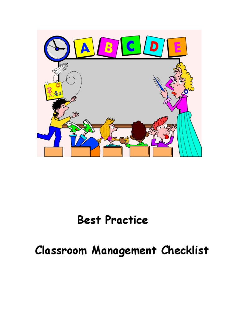 Best Practices Checklist | PDF | Classroom | Teachers