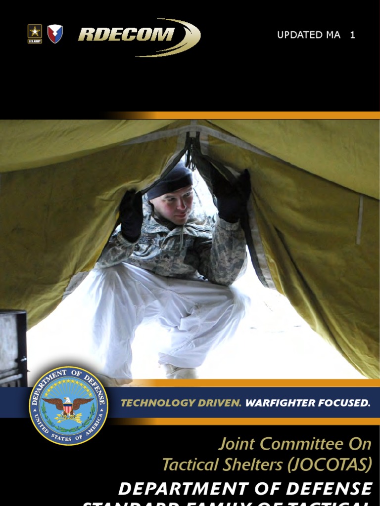 Standard Family of Tactical Shelters | PDF | Tent | Humvee