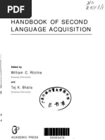 Long (1996) | PDF | Second Language | Language Acquisition