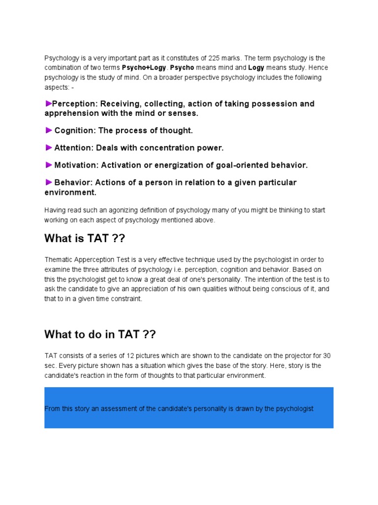 SSB Notes PDF | PDF | Psychology | Attitude (Psychology)