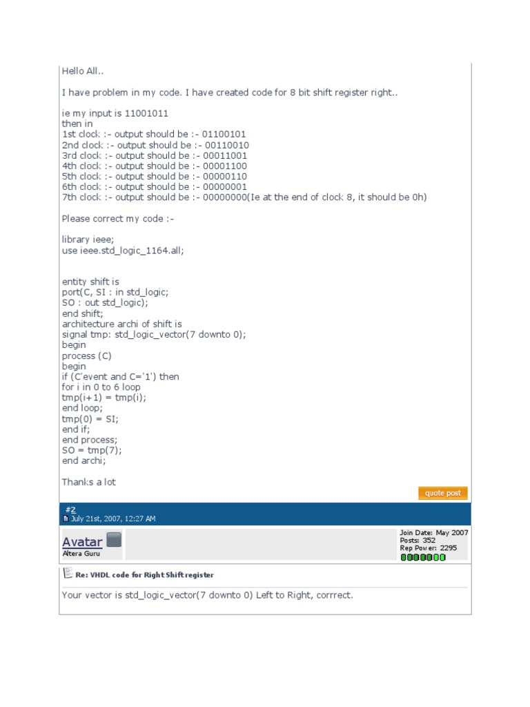 VHDL Codes | PDF | Vhdl | Internet Forum