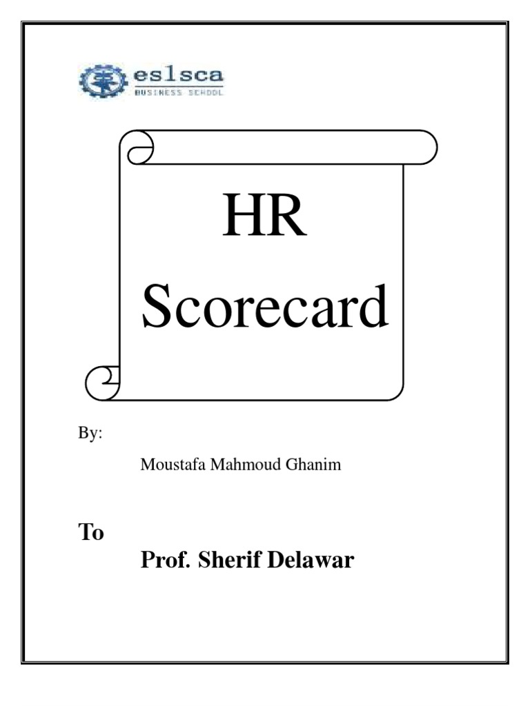 Hr. Scorecard | PDF | Turnover (Employment) | Strategic Management