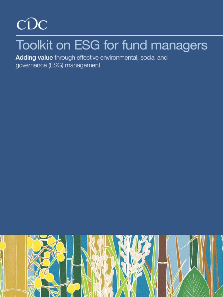 ESG Tool Kit For Fund Managers | PDF | Investment Management | Investing