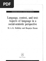 Cohesion in English - Halliday and Hasan - 1976 | PDF