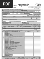 BIR Form 1901 | Ad Valorem Tax | Capital Gains Tax