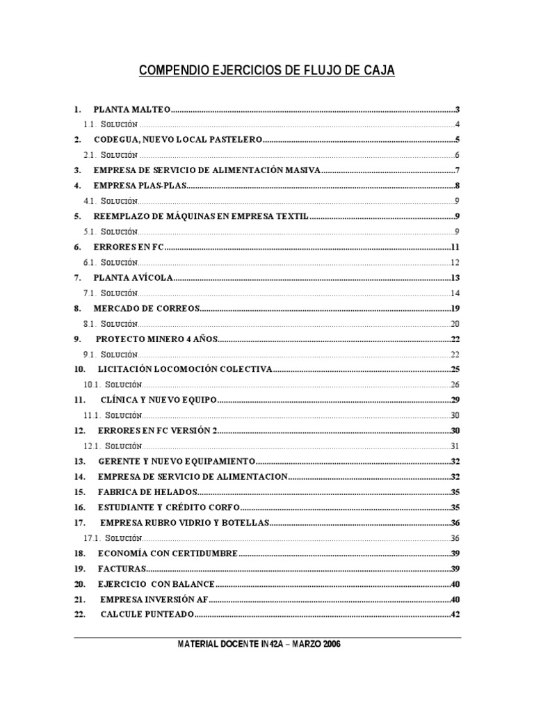 Flujo de Caja Compendio | Descargar gratis PDF | Depreciación | Amortización (Negocio)