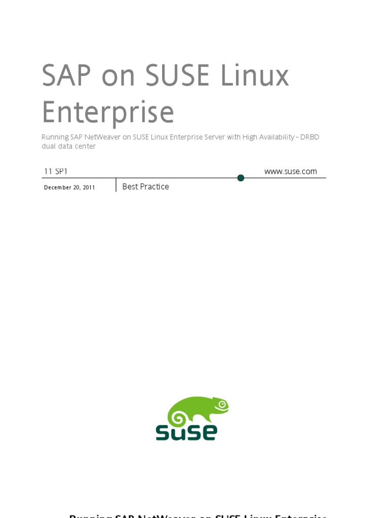 Sap Suse Linux | PDF | Computer Cluster | Linux