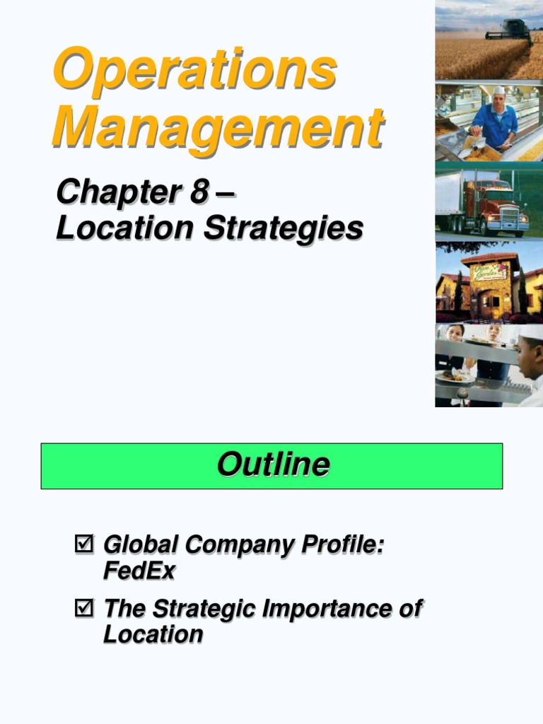Operations Management: - Location Strategies | PDF | Labour Economics ...