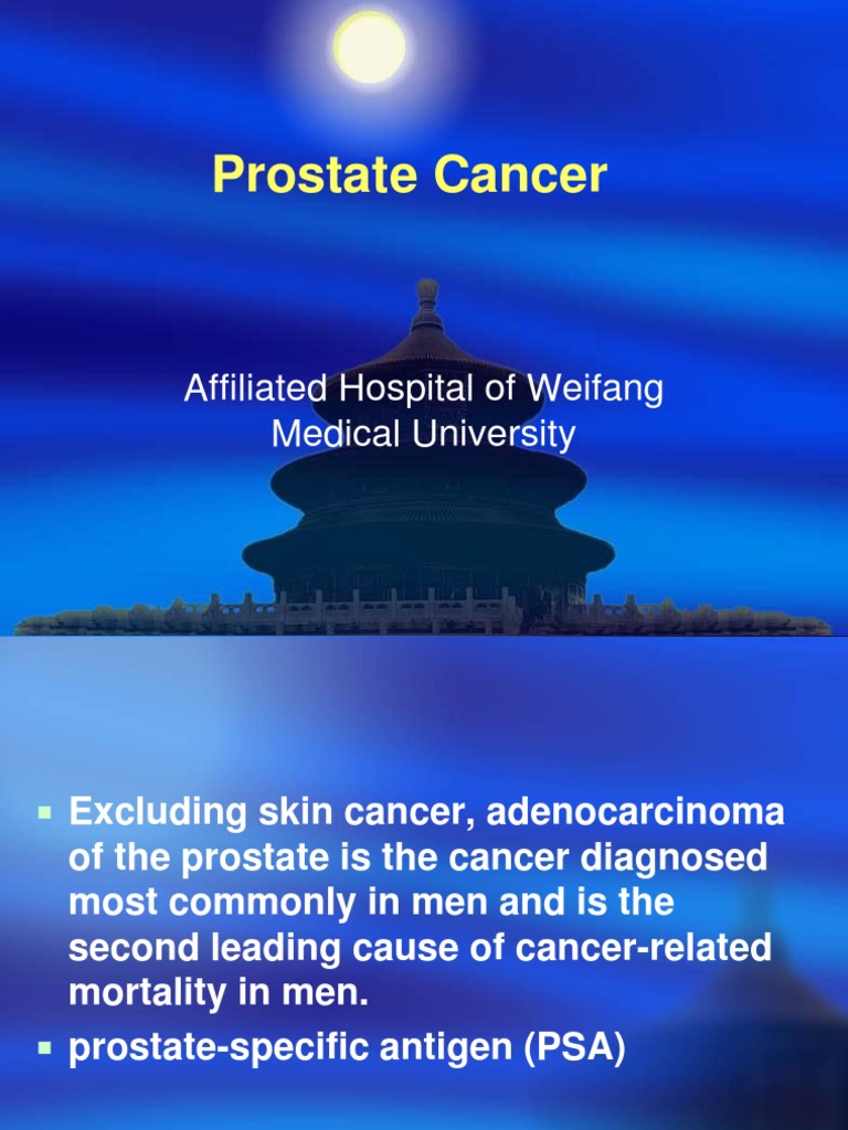Onco 4 Prostate Cancer | PDF | Prostate Cancer | Prostate Specific Antigen