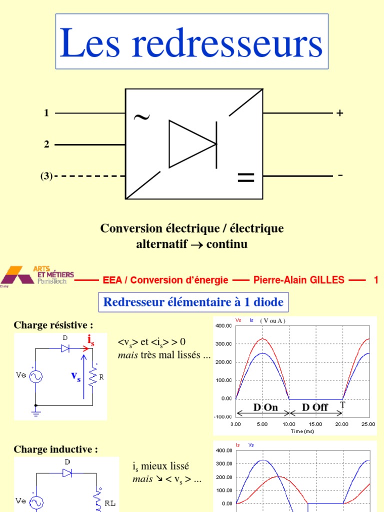 Redresseurs et Qualité Électrique | PDF | Redresseur | Électronique de ...