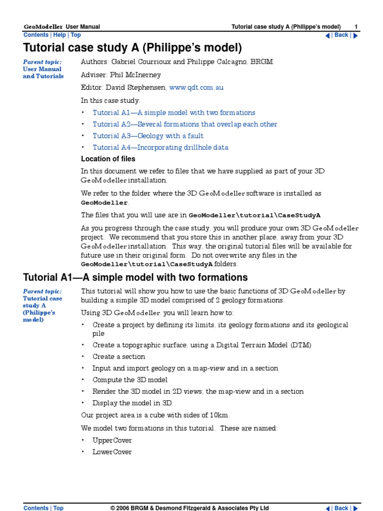 Tutorial Case Study A (Philippe's Model) | PDF | 3 D Computer Graphics ...