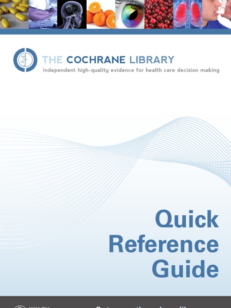 Cochrane Library Guide | PDF | Systematic Review | Clinical Trial