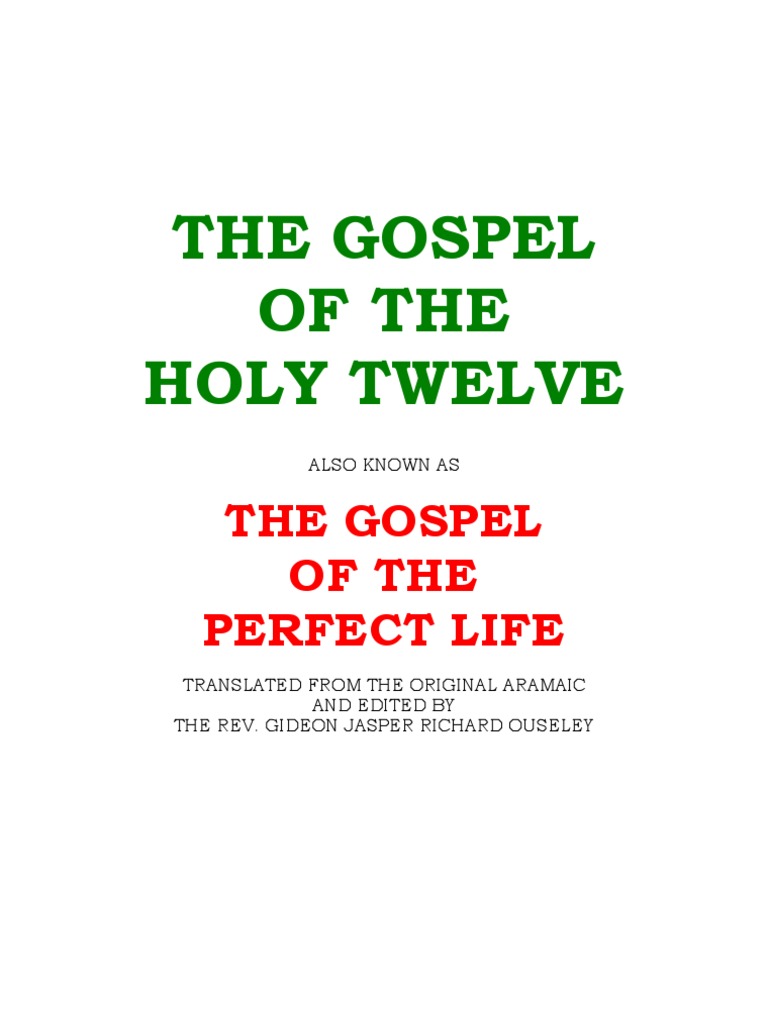 The Gospel of The Holy Twelve | PDF