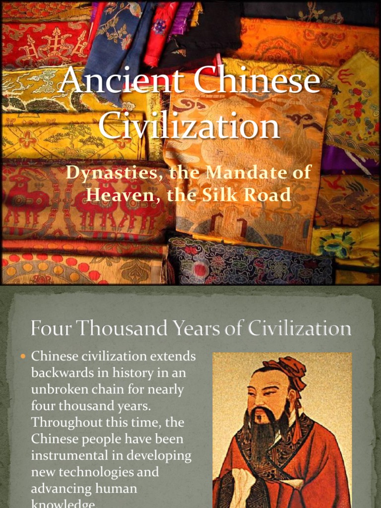 Ancient Chinese Civilization | PDF | Confucianism | Confucius
