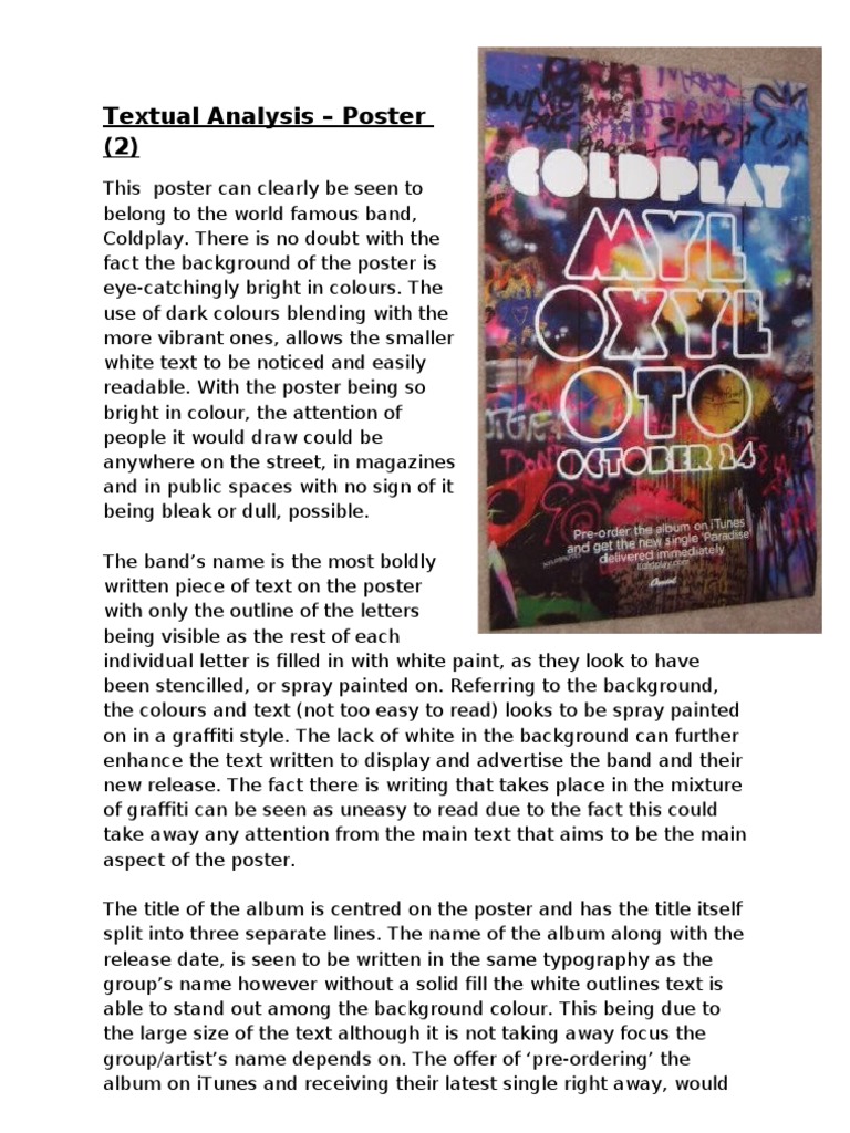 Textual Analysis Poster 2 | PDF