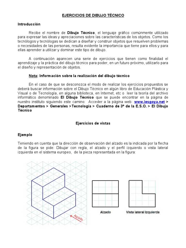Ejercicios De Diibujo Técnico Pdf Dibujo Dibujo Técnico