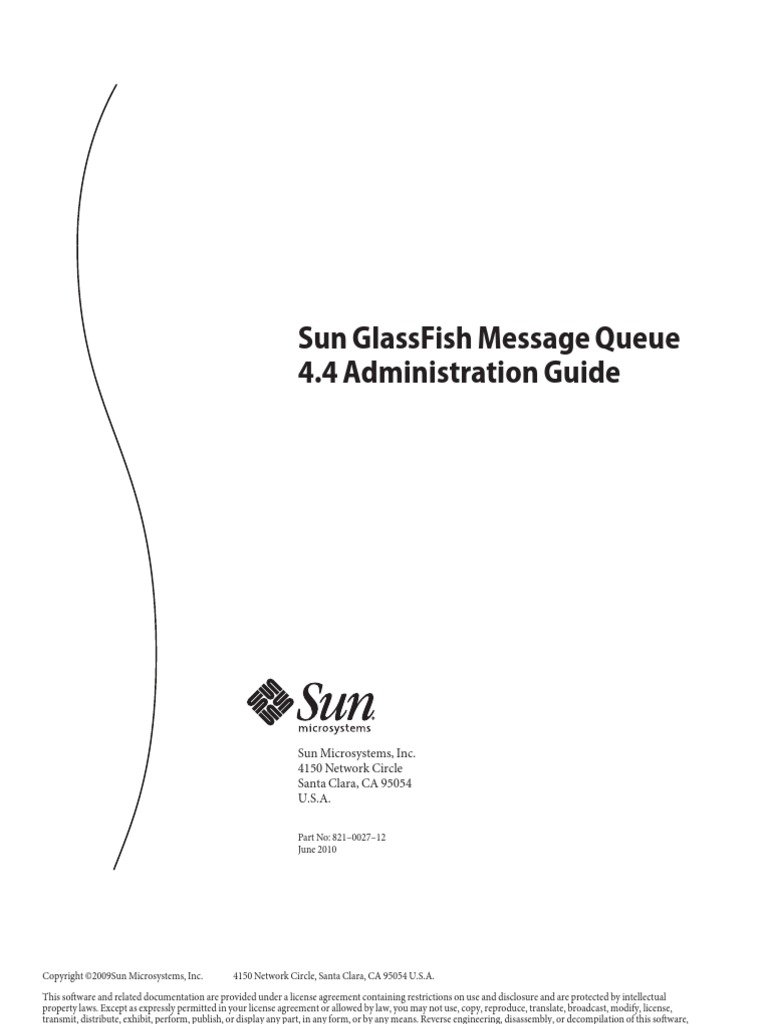 Sun GlassFish Message Queue 4.4 Administration Guide | Download Free PDF | Government ...