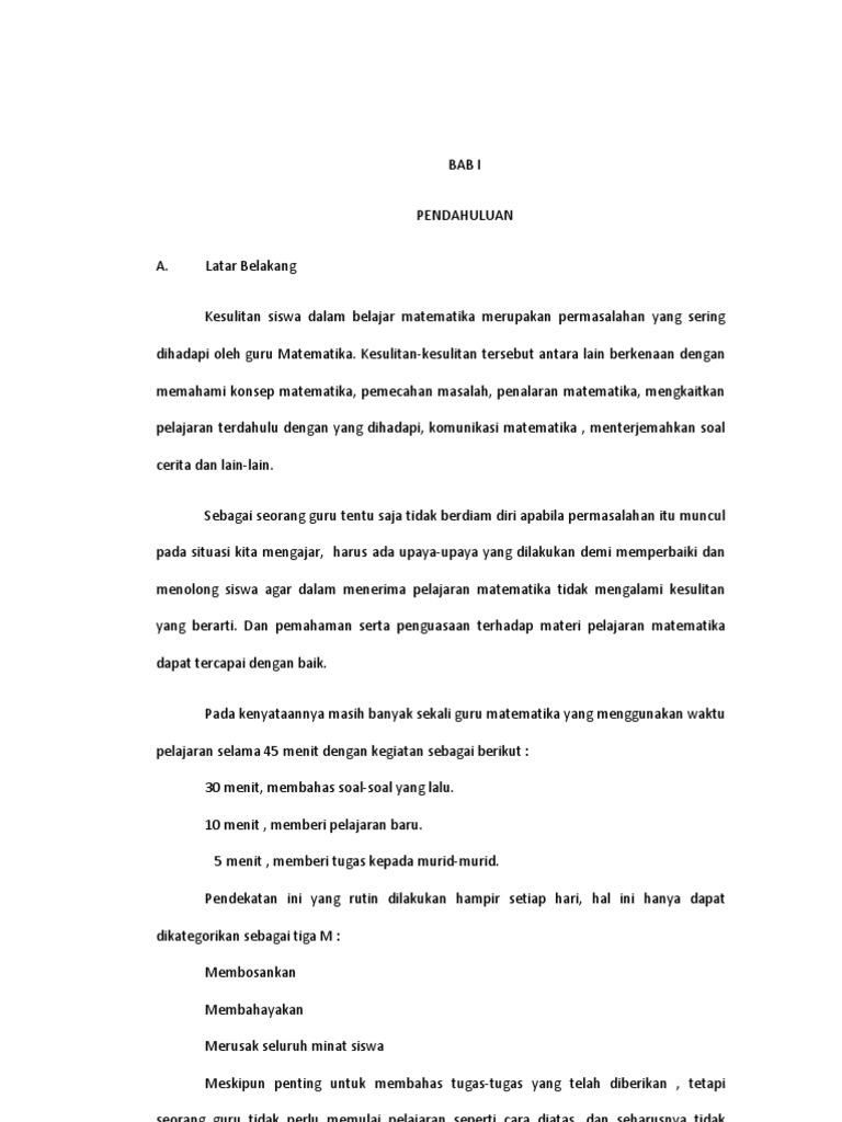 Penggunaan Model Eksplorasi Cara Eksplo | PDF | Karier & Perkembangan