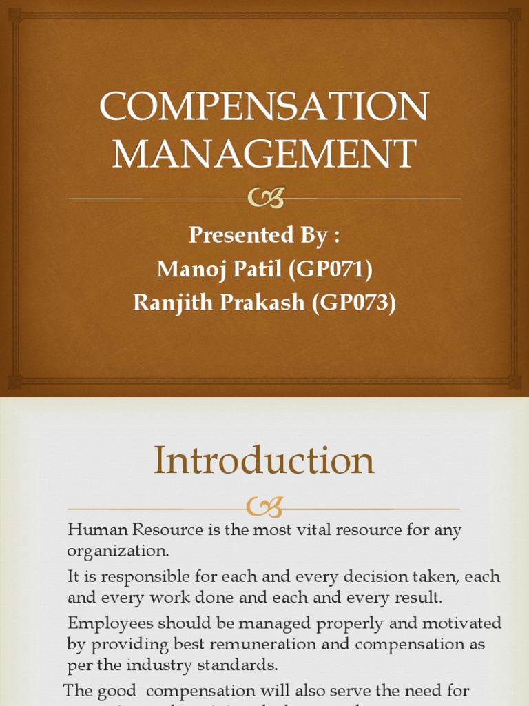 Compensation Management | PDF | Employee Benefits | Wage