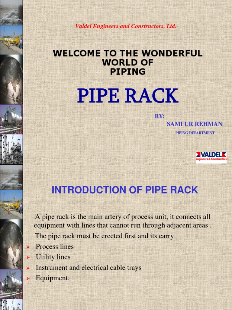 Pipe Rack | PDF | Thermal Expansion | Pipe (Fluid Conveyance)