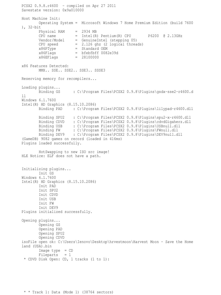 Emu Log | PDF | Computer Hardware | Computing Platforms