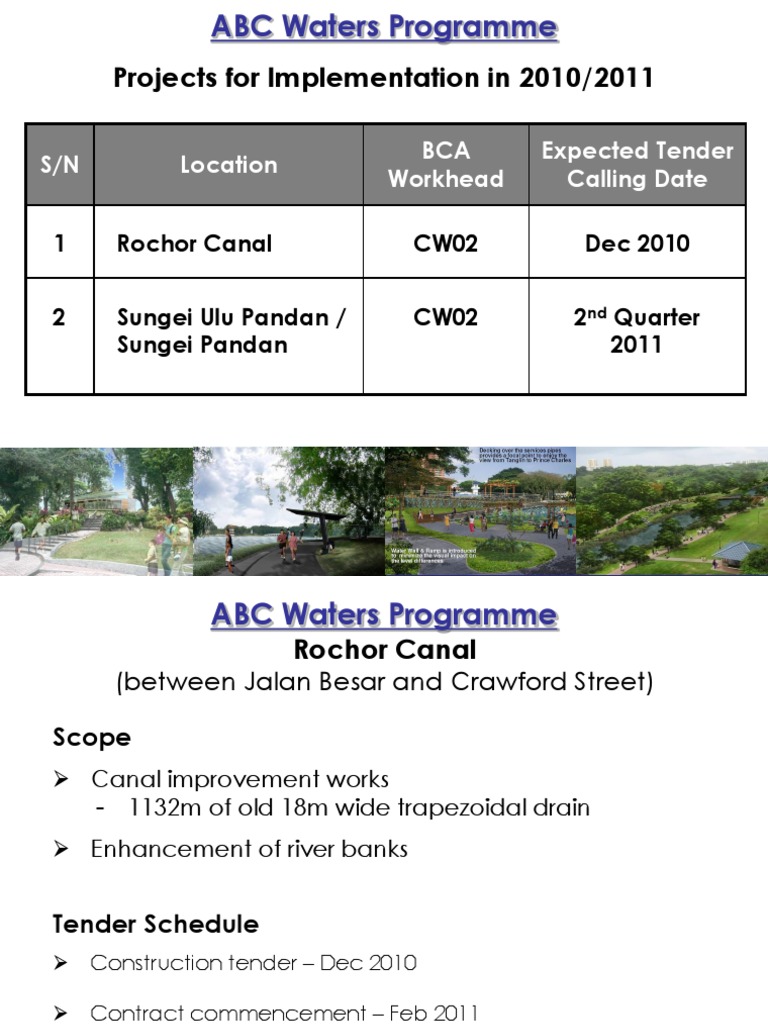 ABC Waters Project Timeline | PDF