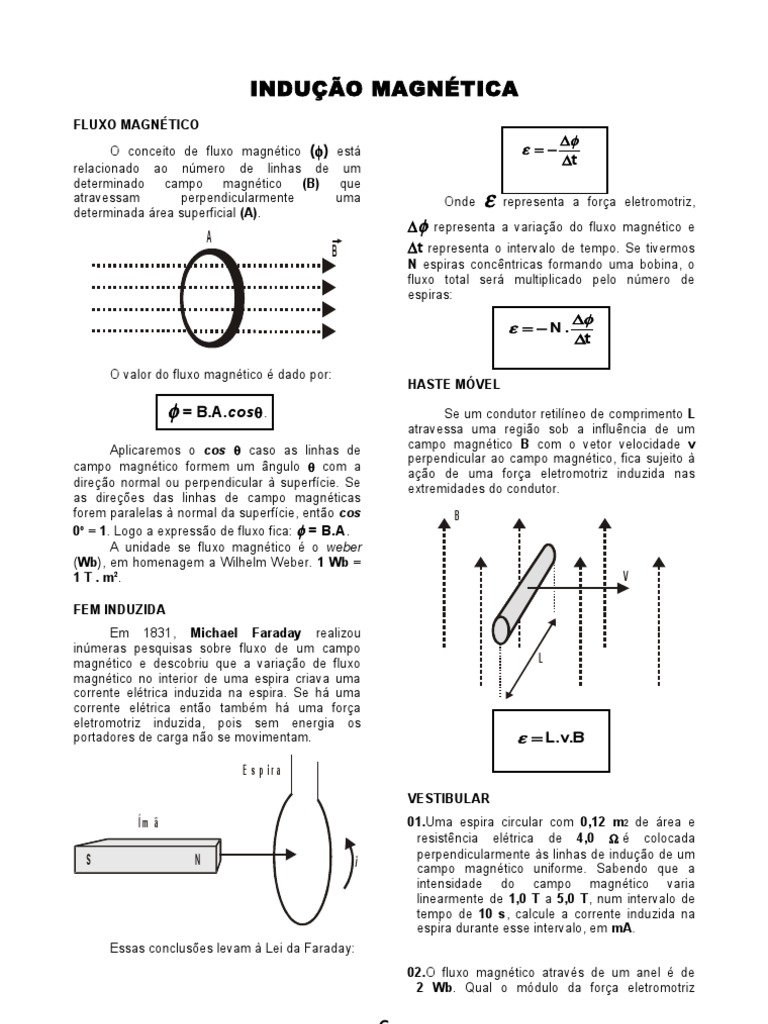 EL 014 Inducao Magnetica | PDF | Campo magnético | Magnetismo