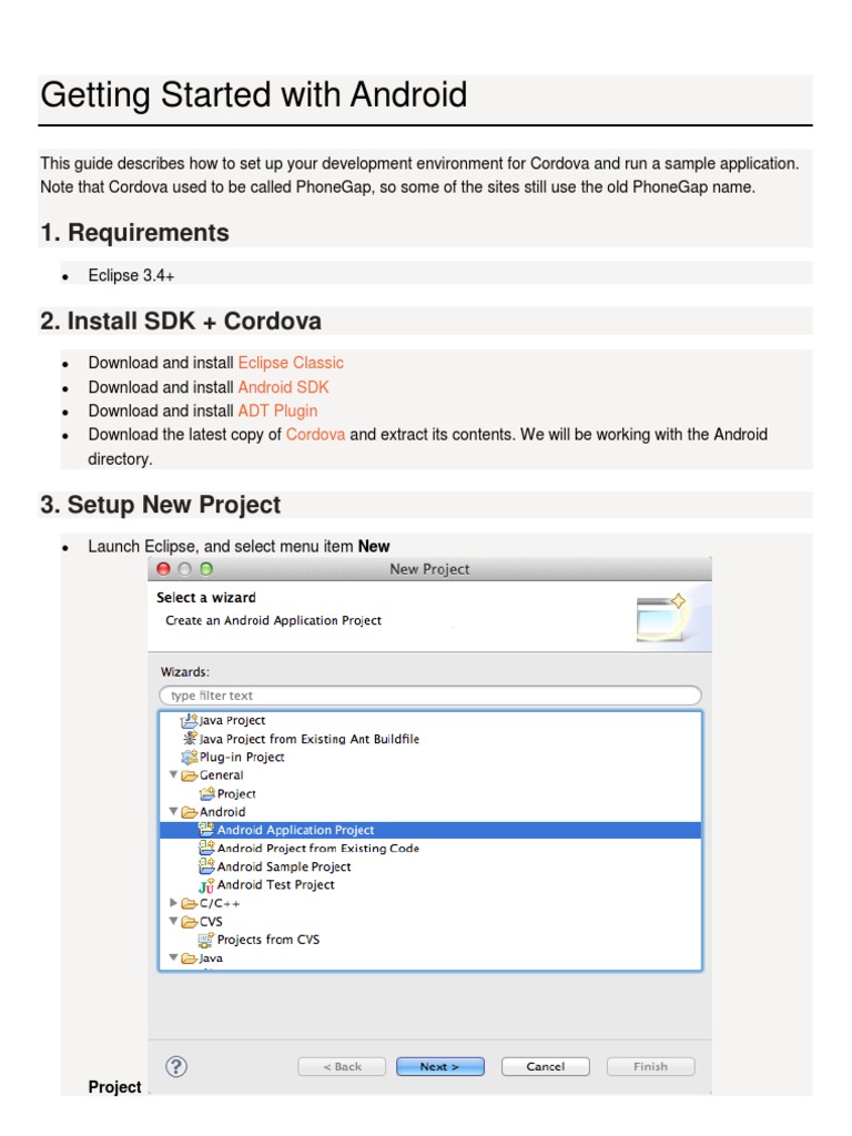 Getting Started With Android | PDF | Eclipse (Software) | Android (Operating System)