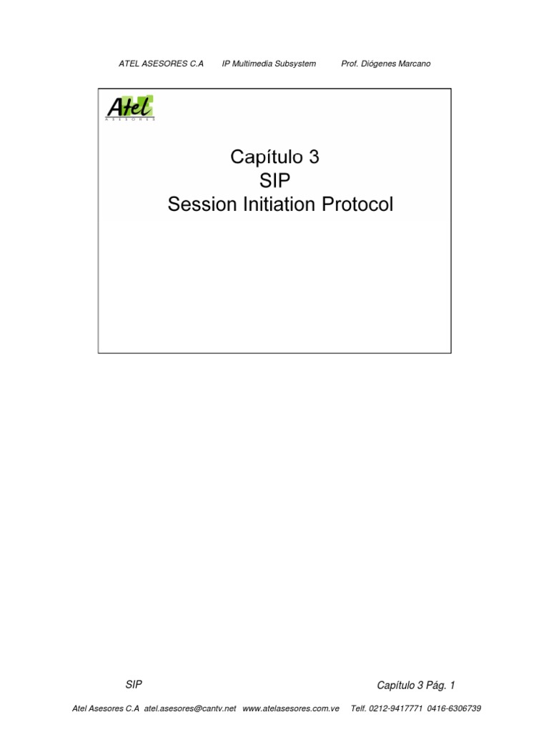 Protocolo SIP | PDF