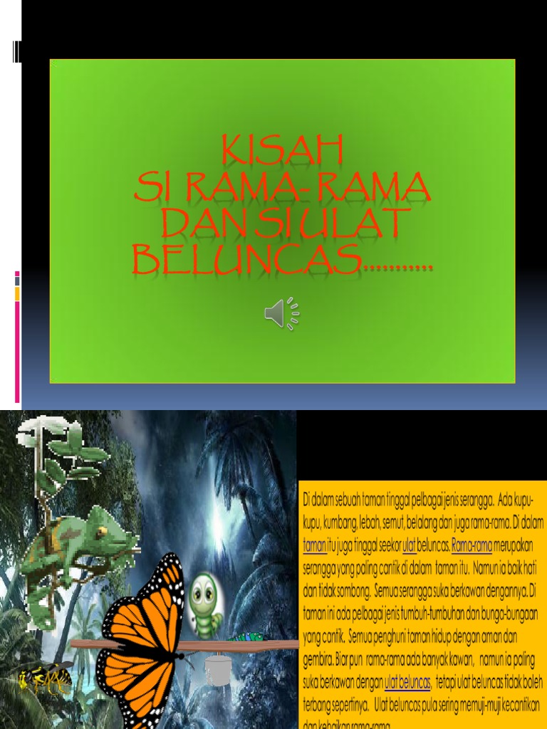 Si Beluncas Dan Si Rama-Rama | PDF