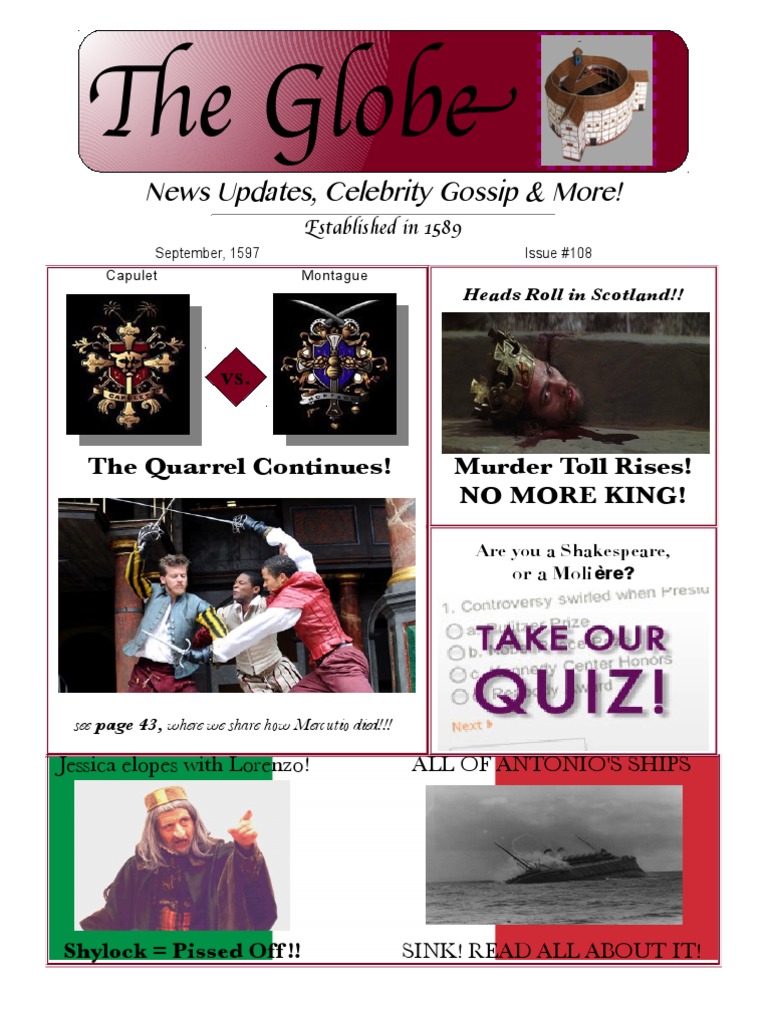 ENG3U Merchant Creative Writing | PDF | Shylock | The Merchant Of Venice