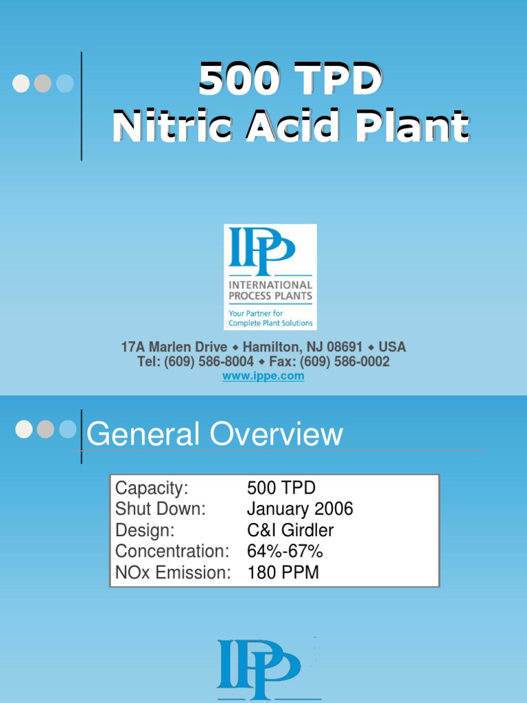 Nitric Acid | PDF | Heat Exchanger | Nitric Acid