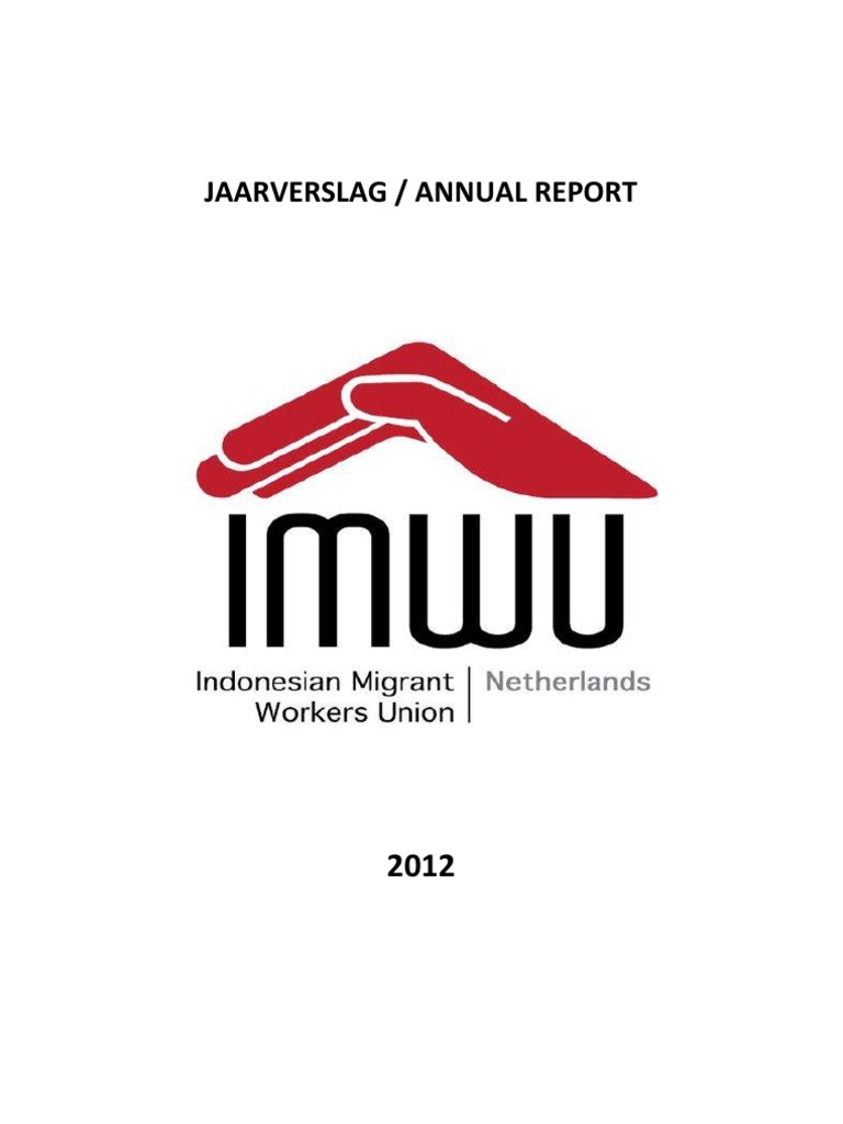 Jaarverslag Imwu 2012 - Final | PDF | Illegal Immigration | Immigration