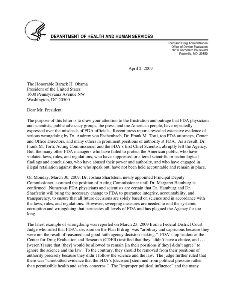 FDA Corruption and Accountability Issues | PDF | Food And Drug ...