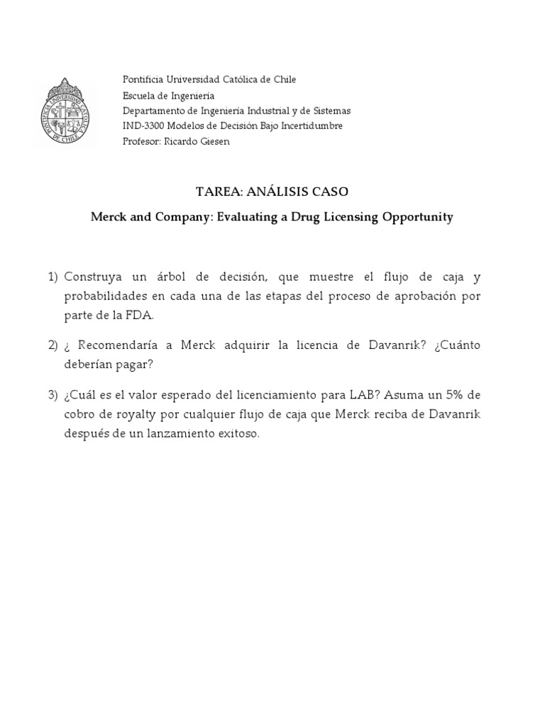 Preguntas Caso Merck and Co | PDF