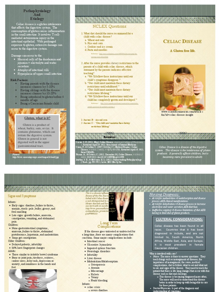 Final of Brochure | PDF | Coeliac Disease | Gluten