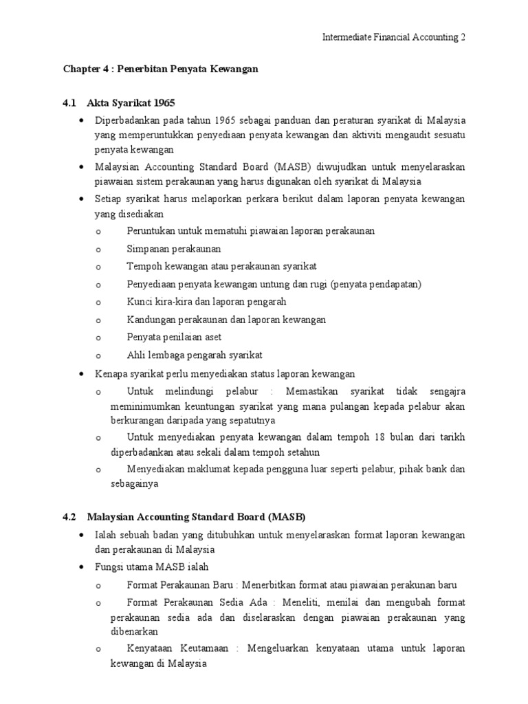 Financial Accounting 2 - Chapter 4 | PDF