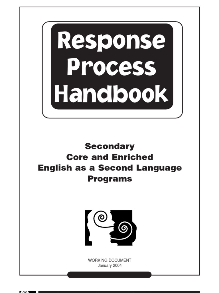 The Response Process Handbook | PDF | Rubric (Academic) | Thought