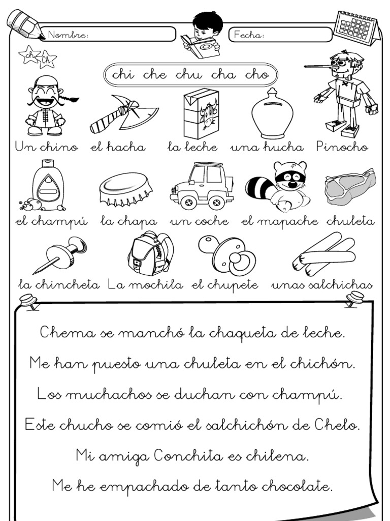 Lectura Letra CH | PDF