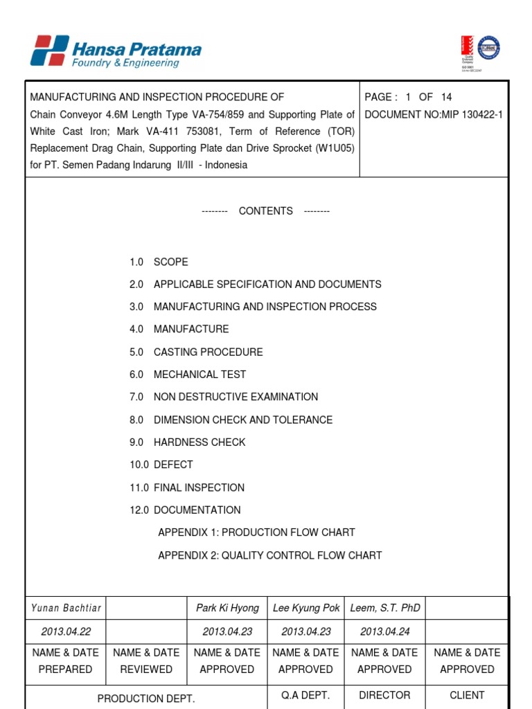 Mip - Chain Va.754 | PDF | Casting (Metalworking) | Heat Treating