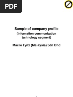 ICT Company Profile Sample | PDF | Social Media Marketing | Search ...