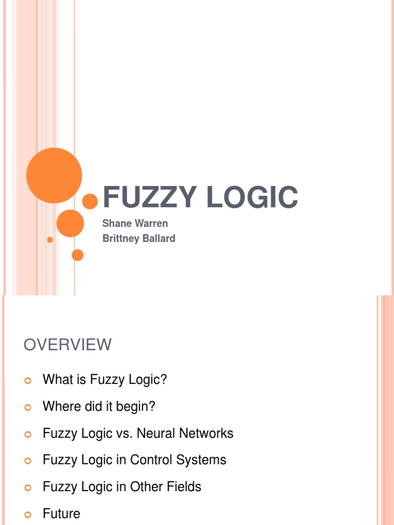 Fuzzy Logic | PDF | Fuzzy Logic | Control System