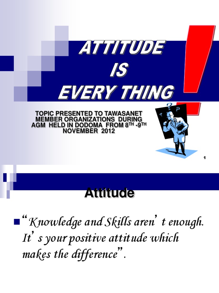 Attitude Is Everything | PDF | Attitude (Psychology) | Forgiveness