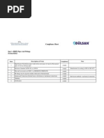 Technical Compliance Sheet | PDF