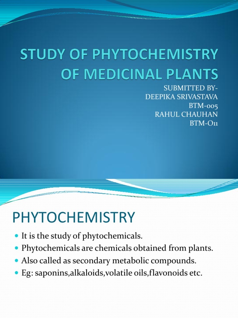 phytochemistry | Herbalism | Plants