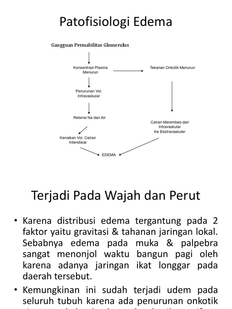 Patofisiologi Edema | PDF | Sains & Matematika