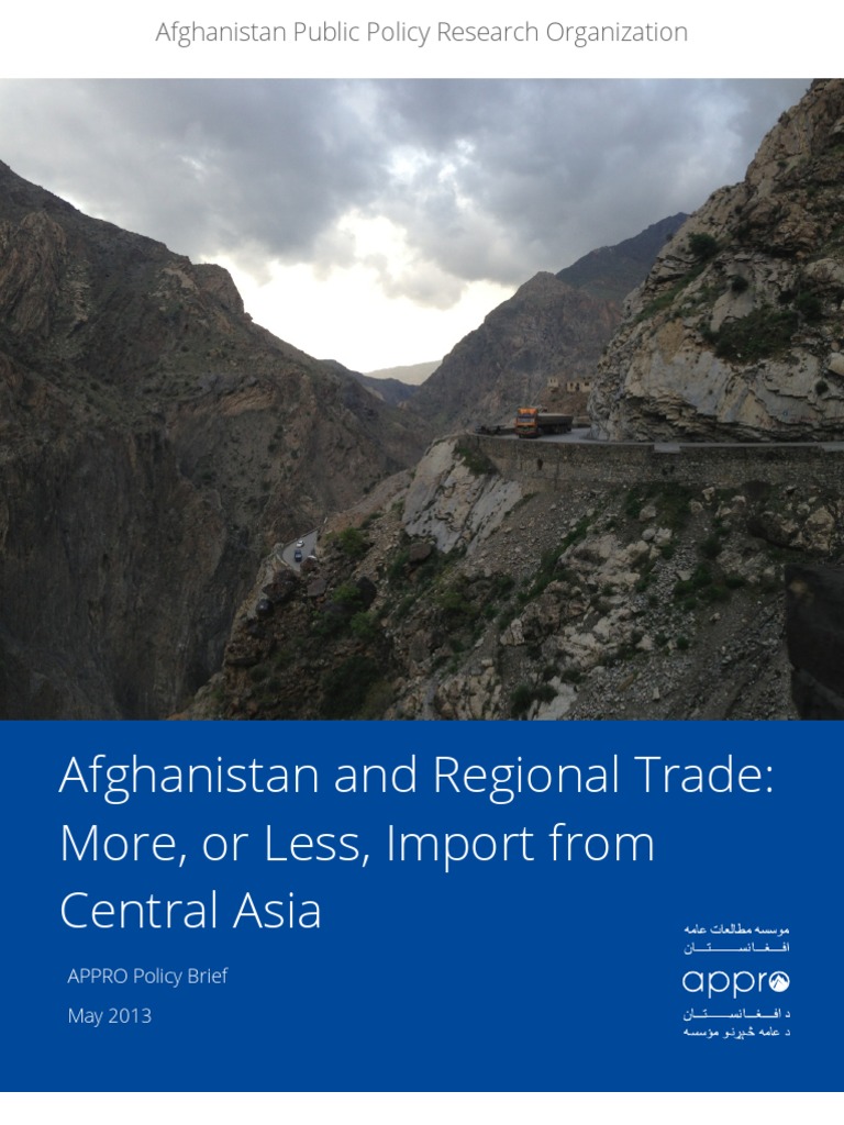 Afghanistan's Trade with Central Asia | PDF | Afghanistan | Pakistan