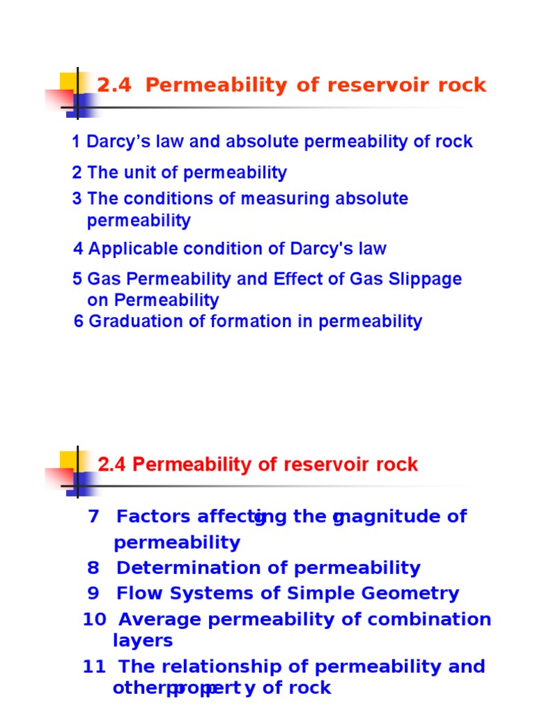 Rock Permeability | Permeability (Earth Sciences) | Porosity