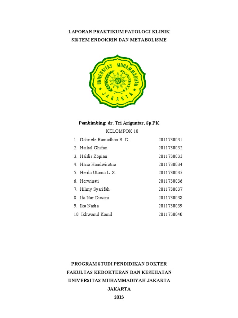 Laporan Praktikum PK Kel. 10 | PDF