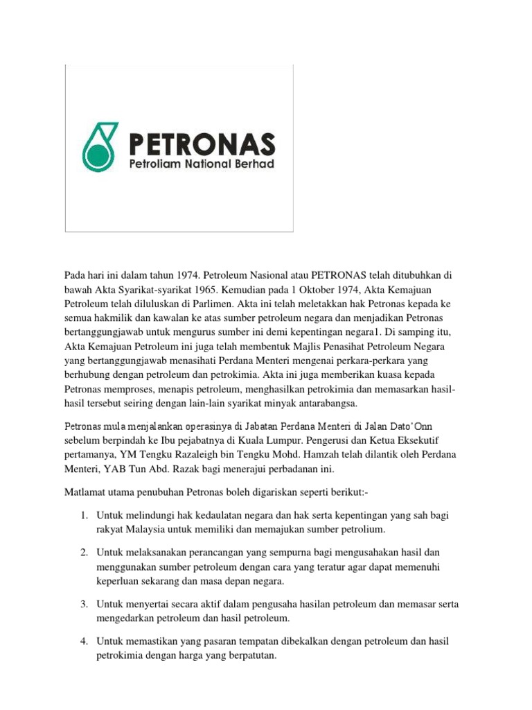 Petronas | PDF